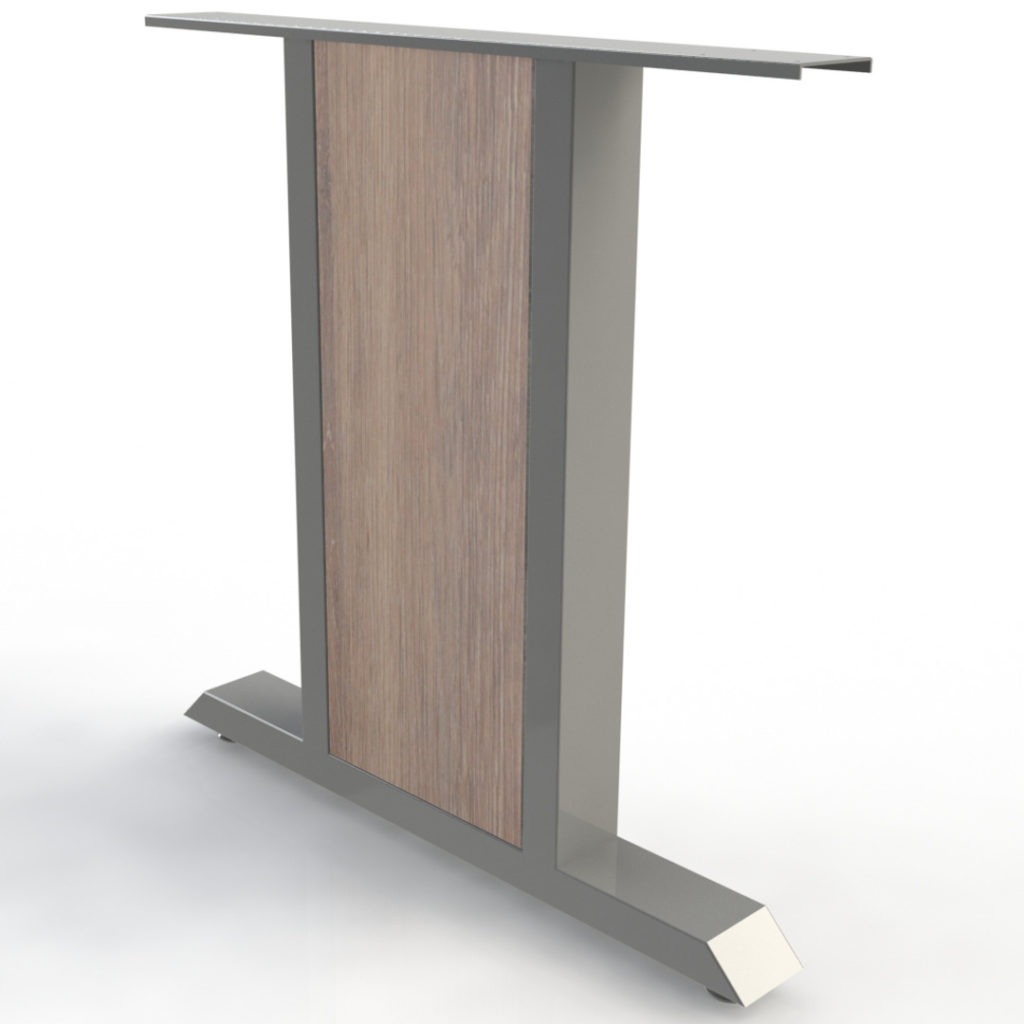 Base regulable en altura para mesa o escritorio Ergo blanca - Mublex ...