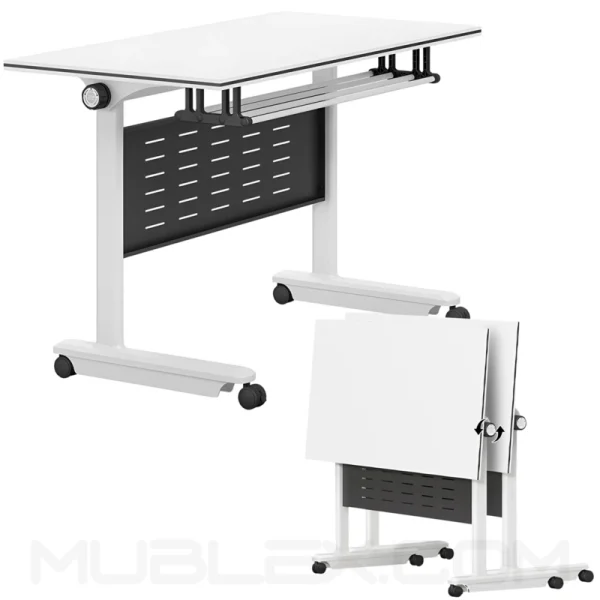 Mesa plegable modular móvil abatible - Conecta - Mublex Colombia